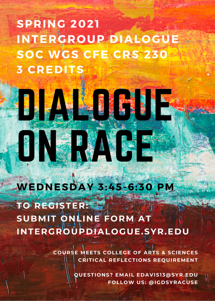 Academic Courses - Intergroup Dialogue Program – Syracuse University